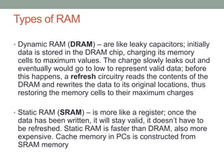 Computer architecture memory system | PPTX