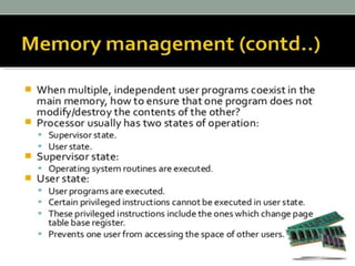 Computer architecture memory system | PPTX