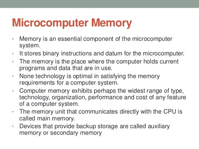 Computer architecture memory system