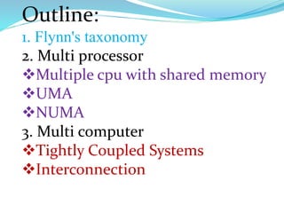 Computer architecture multi processor | PPTX