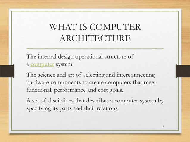 Computer architecture overview | PPTX Computer architecture overview | PPTX