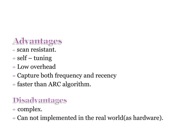 Computer Architecture Page Replacement Algorithms Pptx Operating Systems Computer Software