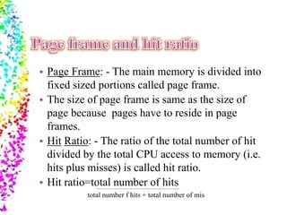 Computer architecture page replacement algorithms | PPTX