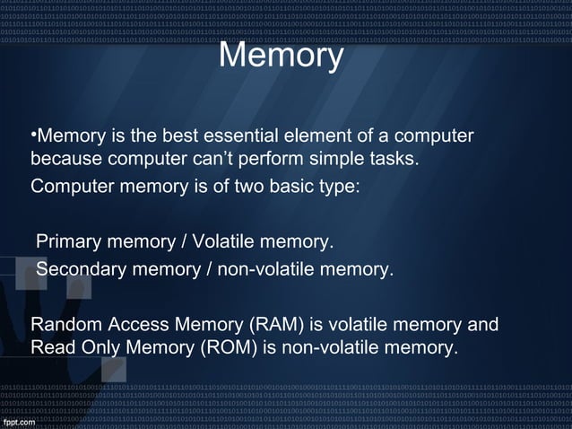 Memory,Processor,Algorithms | PPT