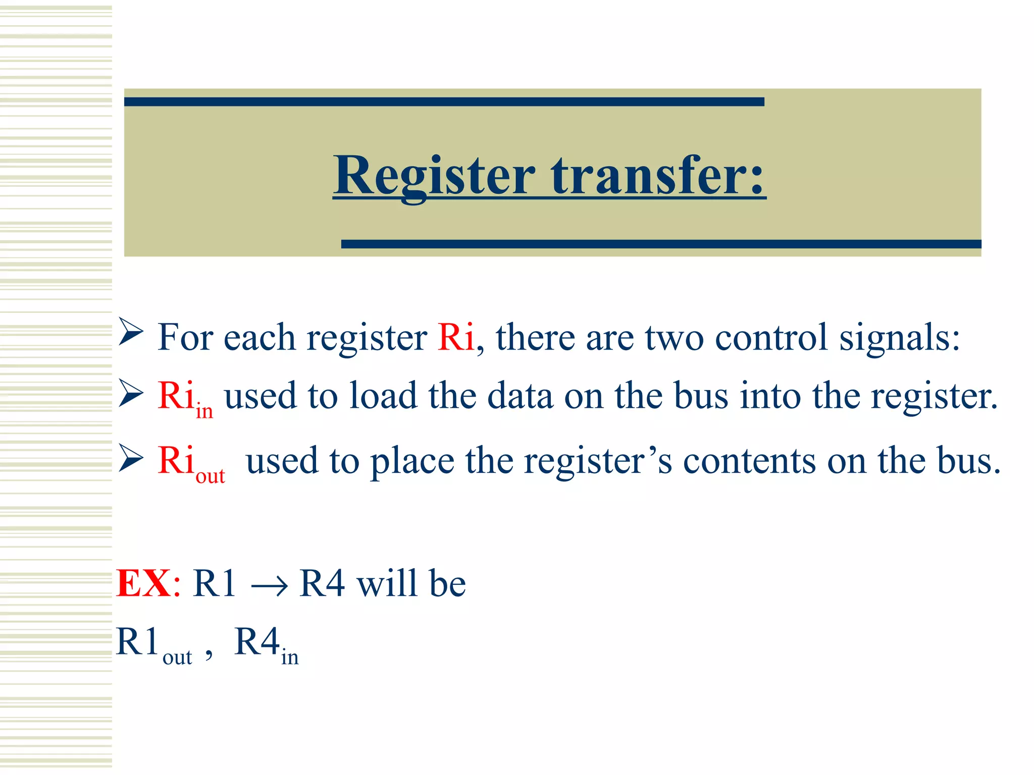 Computer architecture register transfer languages rtl | PPT