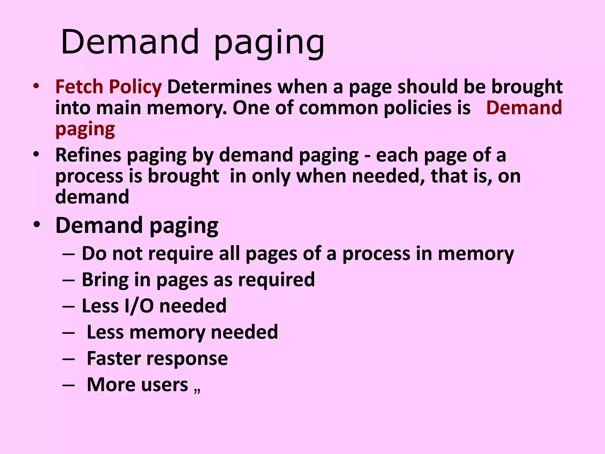 Computer Architecture Virtual Memory Pptx Data Storage And Warehousing Computing
