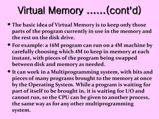 Computer architecture virtual memory | PPTX