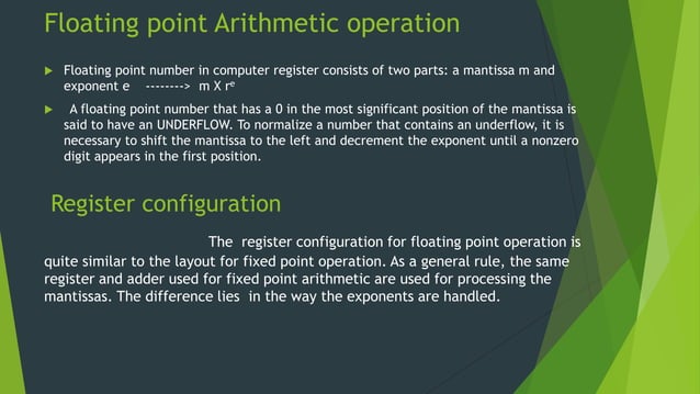 Computer arithmetic | PPTX
