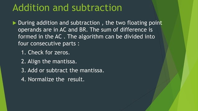 Computer arithmetic | PPTX