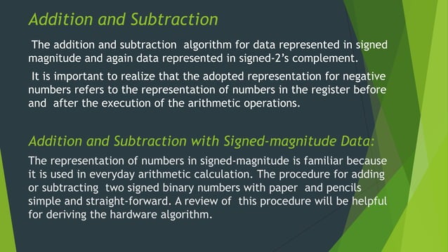 Computer arithmetic | PPTX