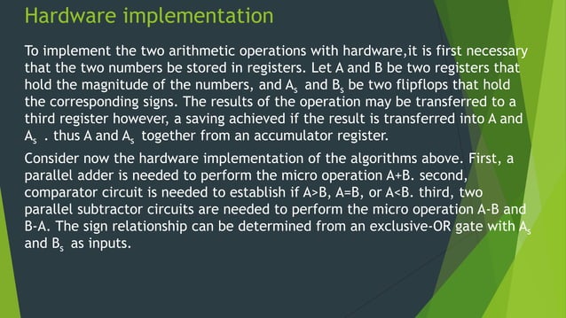 Computer arithmetic | PPTX
