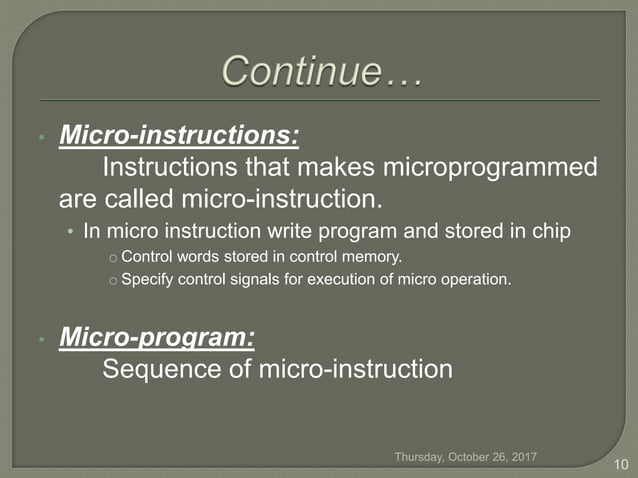 MicroProgrammed Explained . | PPT