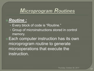 MicroProgrammed Explained . | PPTX