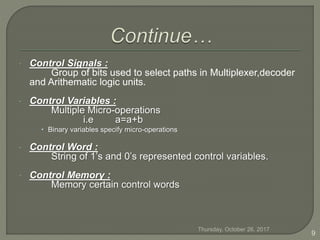 MicroProgrammed Explained . | PPTX