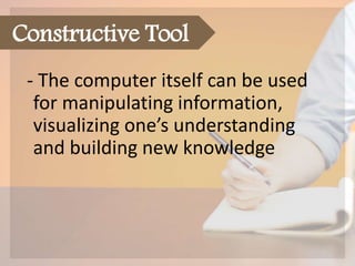 Computer as a teacher tool | PPT