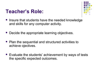 Computer as a tutor | PPT