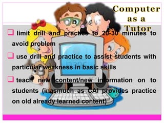 Computer as a tutor | PPT