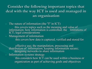 Computer as information and communication technology | PPT