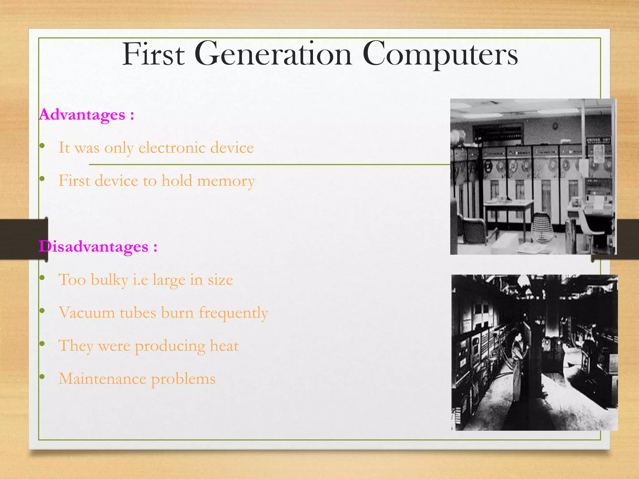 Generations of computers | PPT
