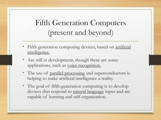 Generations of computers | PPT