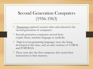 Generations of computers | PPT