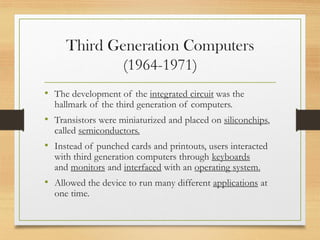 Generations of computers | PPT