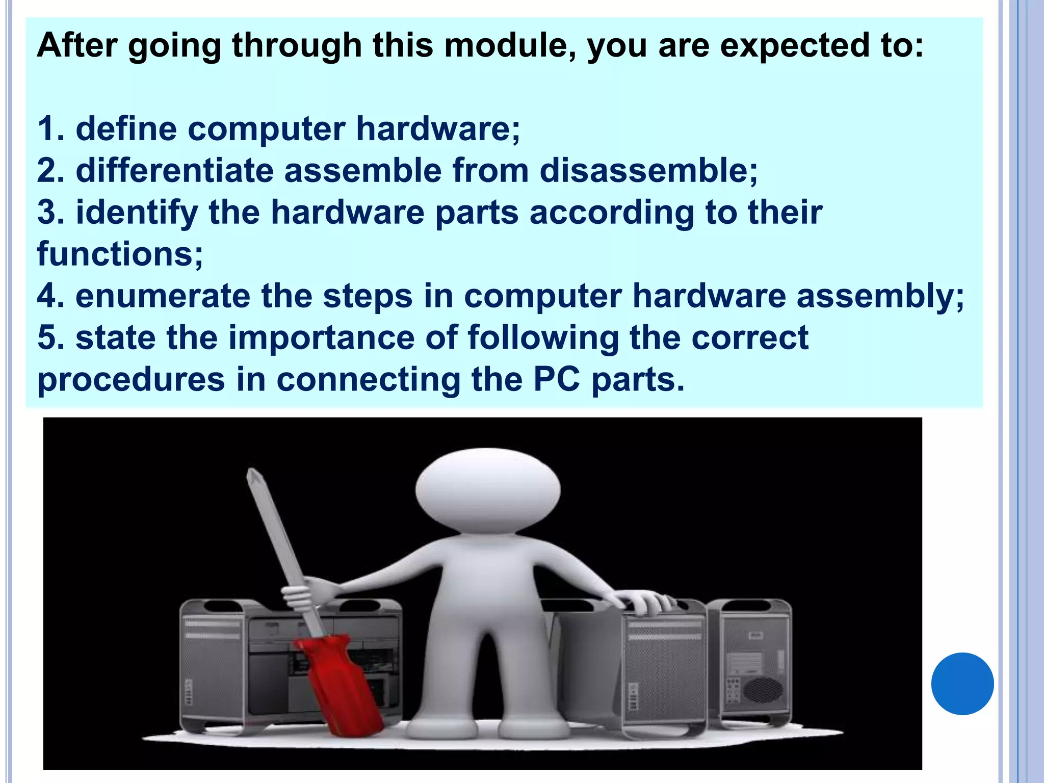 Computer Assembly and Disassembly (2nd Lesson part 2).ppt
