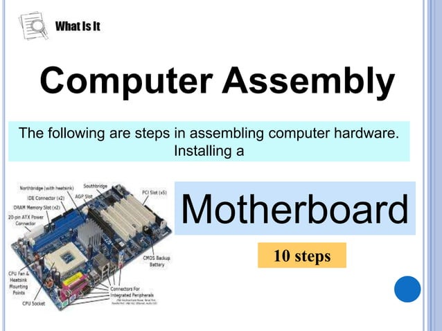Computer Assembly and Disassembly (2nd Lesson part 2).ppt | IT and ...