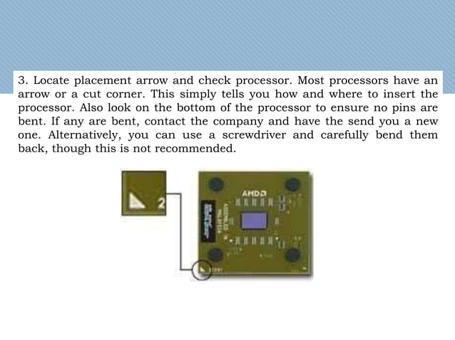 Computer Assembly and Disassembly (2nd Lesson part 2).ppt | IT and ...