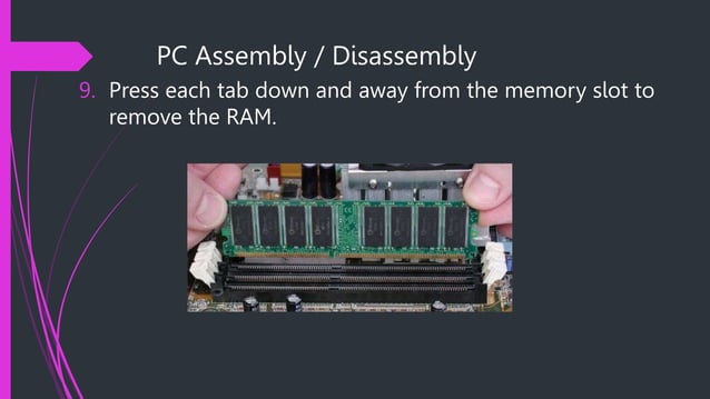 Computer Assembly and Disassembly Procedures_student.pptx | Computer Peripherals | Computing