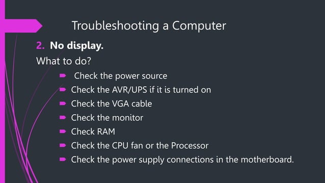Computer Assembly and Disassembly Procedures_student.pptx | Computer Peripherals | Computing