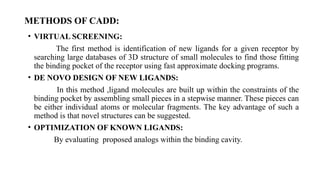 COMPUTER ASSISGED DRUG DESIGN AND DRUG DEVELOPMENT.pptx