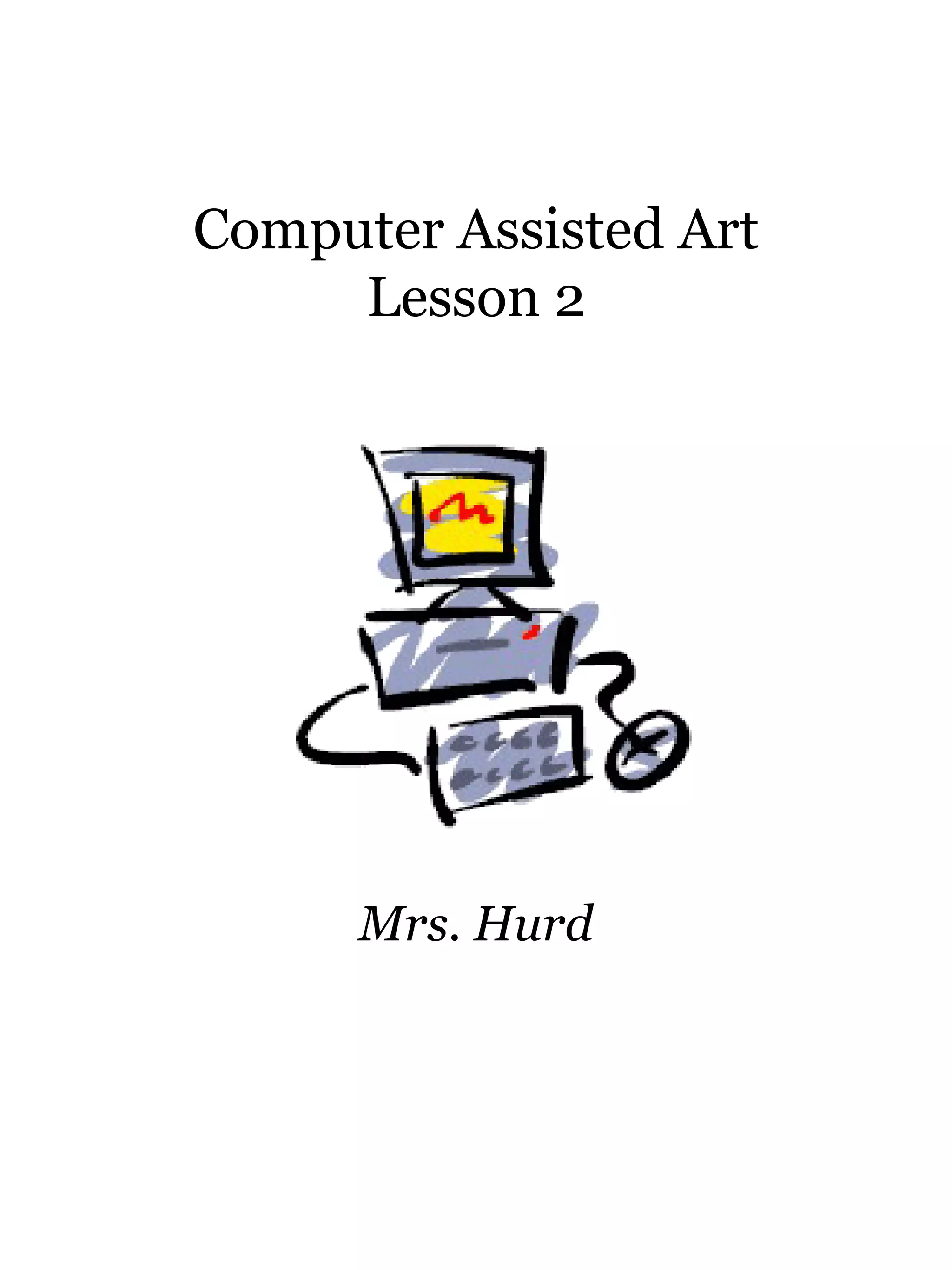 Computer assisted art lesson-2 | PDF