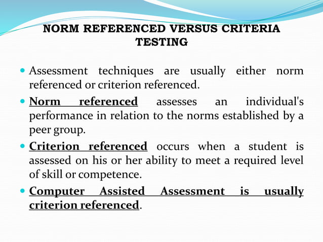 Computer assisted assesment presentation | PPTX | Standardized Testing ...