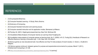 Computer assisted instruction | PPTX