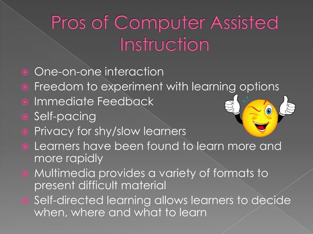 Computer Assisted Instruction | PPT