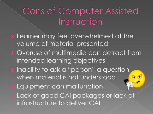 Computer Assisted Instruction | PPT