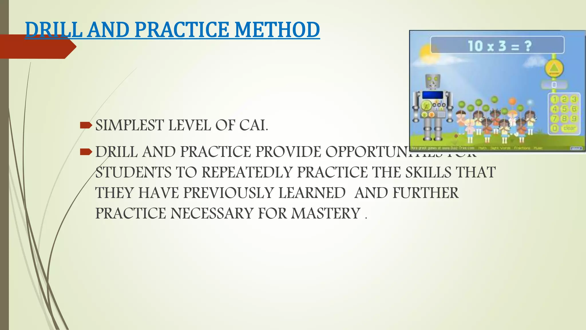 Computer assisted instruction | PPTX