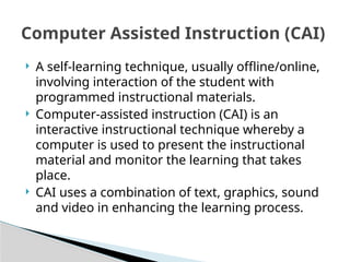 MED Topics Computer Assisted Instruction.pptx
