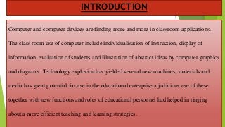Computer assisted instruction and computer assisted instruction | PPT