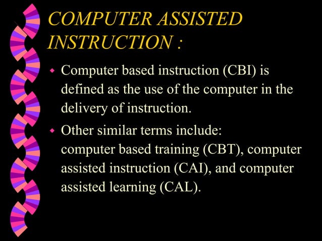COMPUTER ASSISTED INSTRUCTION | PDF | Educational Video Games | Video ...
