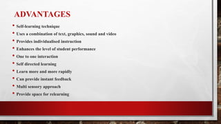 Computer assisted instruction vs computer managed instruction | PPTX