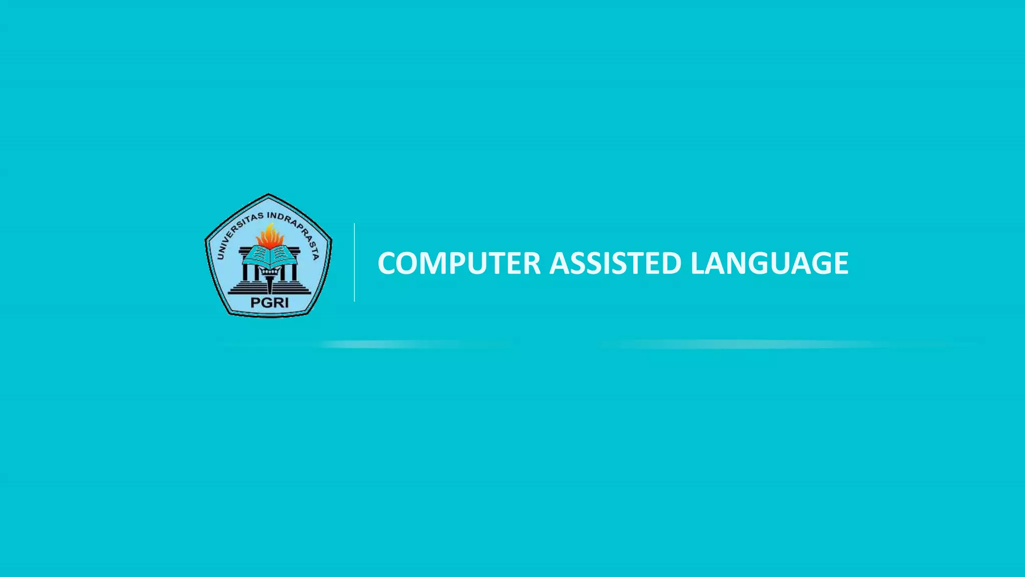 Computer assisted language | PPT