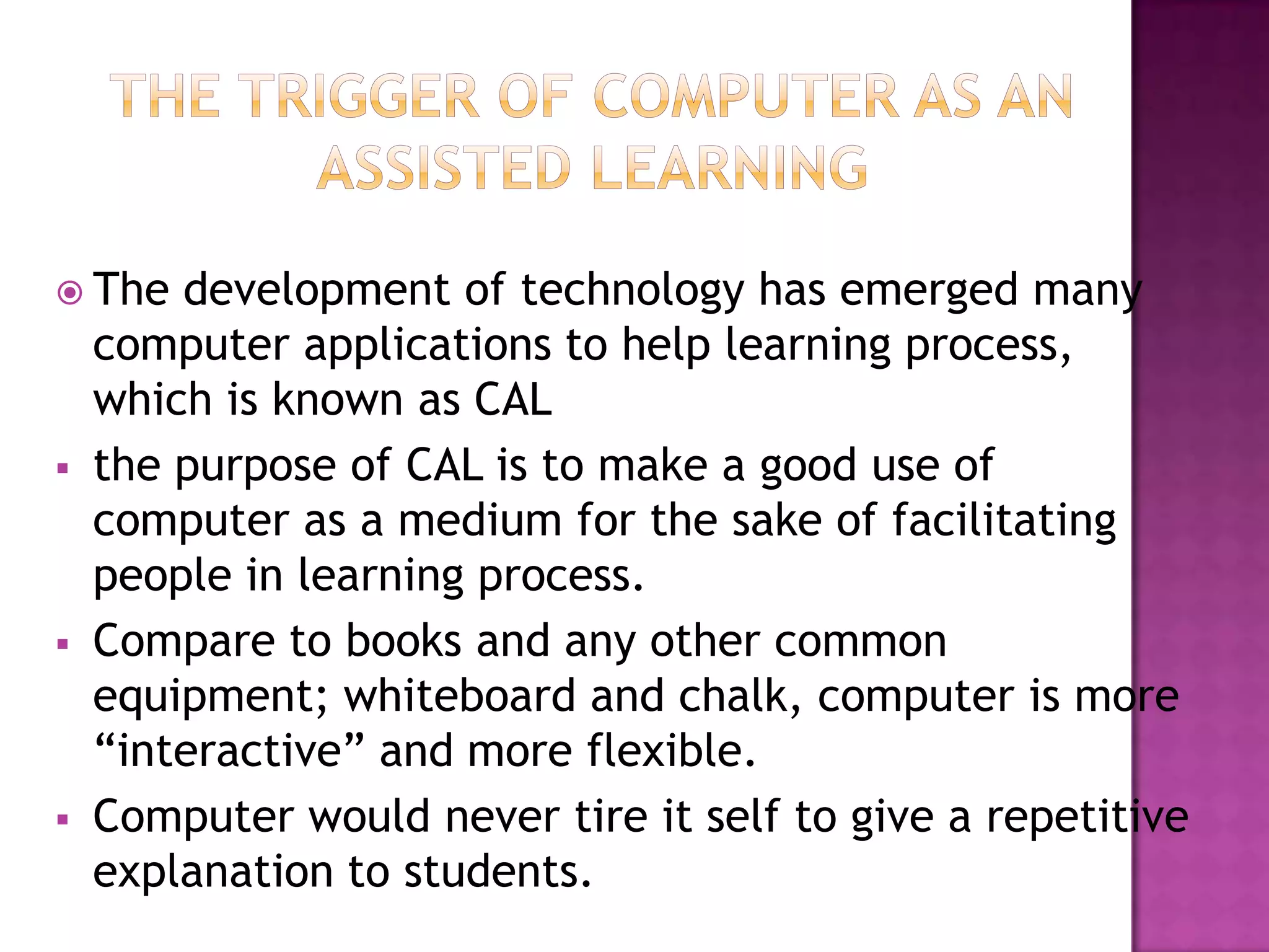Computer assisted language learning | PPT