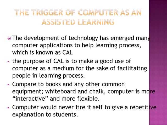 Computer assisted language learning | PPTX