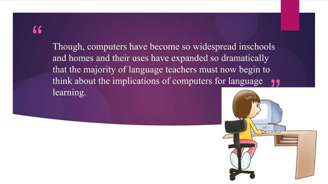 Computer assisted language learning - Tarea | PPT