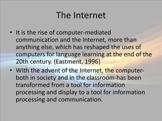 Computer assisted language learning | PPTX