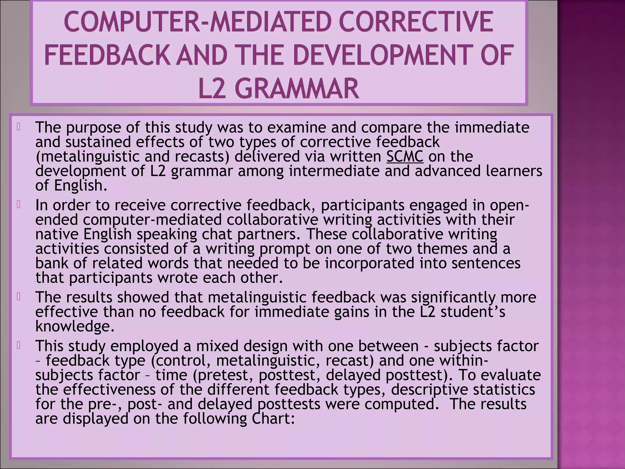 Computer Assisted Language Learning97 2003 | PPT