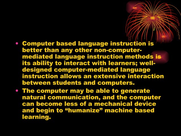 Computer – assisted language learning (call) | PPT