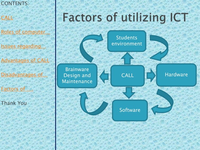 Computer Assisted Language Learning Call Ppt